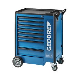 Gedore Werkzeugwagen mit 8 Schubladen, H 985 x B 775 x T 475 mm (1640720)