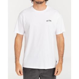 T-Shirt Billabong "Arch Wave", Herren, Gr. L, wei&szlig;, Obermaterial: 100% Walkfrottier;, Shirts T-Shirt