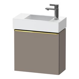 Duravit Waschtischunterschrank D-Neo 48,4x22,2x44cm, 1 T&uuml;r, An L, g pol/Bas m (DE4219L34430000)