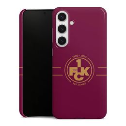 DeinDesign Galaxy S24+ Handy Premium Case Smartphone Handyh&uuml;lle Schutzh&uuml;lle gl&auml;nzend 1. Fc Kaiserslautern Official Licensed Product 125 Jahre Premium Case