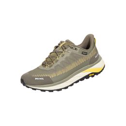 Wanderschuh Meindl "Eldora GTX", Herren, Gr. 41,5, Normalschaft, oliv, mais, Mesh, unifarben, Schuhe Wanderschuh, Leicht, robust & komfortabel &ndash; mit starker D&auml;mpfung & Grip