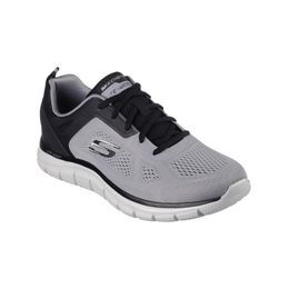 Wanderschuh Skechers "Track", Damen, Gr. 42,5, grau (grau, schwarz), Obermaterial: 100% Textilmaterial TEXMAT., Schuhe Wanderschuh