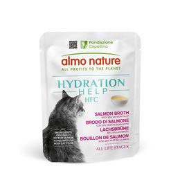 Almo Nature Hydration Help Br&uuml;he Lachs Filet 24x50g