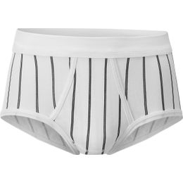 Herren Slip wei&szlig;-gestreift, Gr&ouml;&szlig;e 9