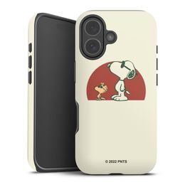DeinDesign iPhone 17 Handy Panzer Handyh&uuml;lle robuste Outdoor H&uuml;lle Schutzh&uuml;lle matt Snoopy Official Licensed Product Kindheit Tough Case