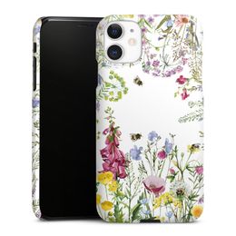DeinDesign iPhone 11 Handy Premium Case Smartphone Handyh&uuml;lle Schutzh&uuml;lle gl&auml;nzend Nature Flowers Meadow Premium Case