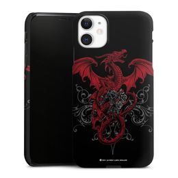 DeinDesign iPhone 11 Handy Premium Case Smartphone Handyh&uuml;lle Schutzh&uuml;lle matt Dragon Red Gothic Premium Case