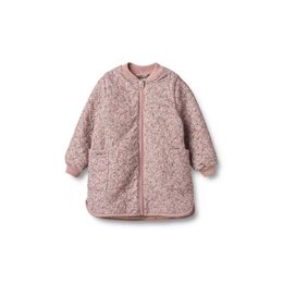 Allwetterjacke Wheat "Wheat Thermo Jacket Helga", M&auml;dchen, Gr. 122, soft lavender flowers, 100% Polyester, mehrfarbig, normal, amerikanischer Ausschnitt, Jacken, reflektierend