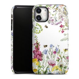 DeinDesign iPhone 11 Handy Panzer Handyh&uuml;lle robuste Outdoor H&uuml;lle Schutzh&uuml;lle gl&auml;nzend Nature Flowers Meadow Tough Case