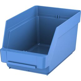 Sichtlagerkasten, LxBxH 250 x 150 x 130 mm, VE 10 Stk, blau kaiserkraft