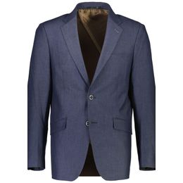 Anzugsakko LINDBERGH "Sakko Modern Fit", Herren, Gr. 24, blau (blau mel), Obermaterial: 62% Polyester, 32% Viskose, 6% Elasthan; Futter: 95% Polyester, 5% Elasthan, Sakkos