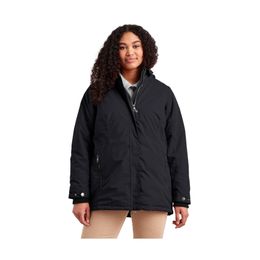 Funktionsjacke STOY "STW 4 WMN JCKT", Damen, Gr. 44, schwarz, Obermaterial: 100% Polyester.Futter: 100% Polyester.Futter 2: 100% Polyester.F&uuml;llung: 100% Polyester, Jacken Funktionsjacke, Wasserdicht, atmungsaktiv, mit Teddy Fleece, abnehmb. Kapuze