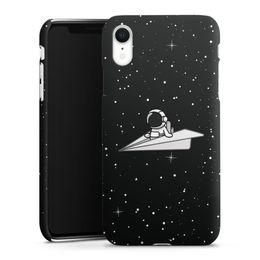 DeinDesign iPhone Xr Handy Premium Case Smartphone Handyh&uuml;lle Schutzh&uuml;lle matt Astronaut Paper Comic Premium Case