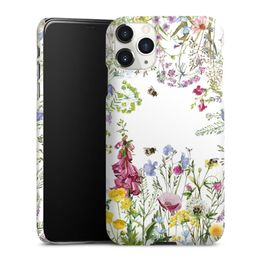 DeinDesign iPhone 11 Pro Max Handy Premium Case Smartphone Handyh&uuml;lle Schutzh&uuml;lle gl&auml;nzend Nature Flowers Meadow Premium Case