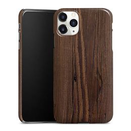 DeinDesign iPhone 11 Pro Max Handy Premium Case Smartphone Handyh&uuml;lle Schutzh&uuml;lle gl&auml;nzend Nut Tree Wood Wooden Look Premium Case