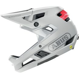 Mountainbikehelm Abus "AIRDROP MIPS" Gr. L, wei&szlig; (polar wei&szlig;), Helme, L/XL Kopfumfang: 58cm - 62cm