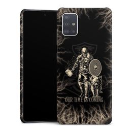 DeinDesign Galaxy A51 Handy Premium Case Smartphone Handyh&uuml;lle Schutzh&uuml;lle matt Wikinger Vikings Tv Show Designs Premium Case