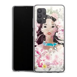 DeinDesign Galaxy A32 4G Handy Silikon H&uuml;lle Case transparent Handyh&uuml;lle Disney Pocahontas Official Licensed Product Silikon Case