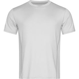 Funktionsshirt LPO "NAKIN BASIC MEN", Herren, Gr. S (48), wei&szlig;, 94% Polyester; 6% Elasthan, k&ouml;rpernah, Shirts Funktionsshirt, Funktionsshirt mit V-Ausschnitt