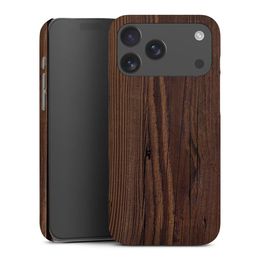 DeinDesign iPhone 17 Pro Max Handy Premium Case Smartphone Handyh&uuml;lle Schutzh&uuml;lle matt Wooden Look Wood Nut Tree Premium Case