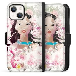 DeinDesign Galaxy A51 Handy Klapph&uuml;lle Handyh&uuml;lle aus Kunst Leder schwarz Flip Case Disney Pocahontas Official Licensed Product Sideflip mit Lasche