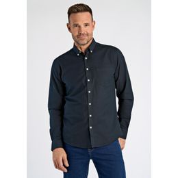JACK'S INN 54 Businesshemd JACK&rsquo;S "Oxford-Hemd (Langarm) Regular Fit", Herren, Gr. L, Normalgr&ouml;&szlig;en, schwarz, Obermaterial: 97% Baumwolle, 3% Elasthan, Hemden
