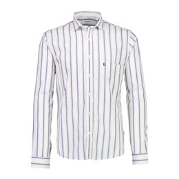Langarmhemd LINDBERGH "Freizeithemd (Langarm) Regular Fit", Herren, Gr. L, Normalgr&ouml;&szlig;en, blau, Obermaterial: 100% Baumwolle, Hemden