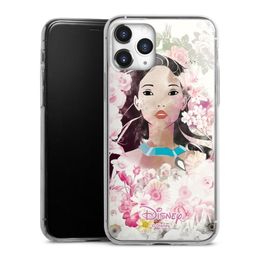 DeinDesign iPhone 11 Pro Handy Slim Case Silikon Handyh&uuml;lle transparent H&uuml;lle extra d&uuml;nn Pocahontas Official Licensed Product Disney Silikon Slim Case