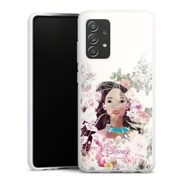 DeinDesign Galaxy A52s 5G Handy Silikon H&uuml;lle Case wei&szlig; Handyh&uuml;lle Disney Pocahontas Official Licensed Product Silikon Case