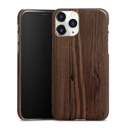 DeinDesign iPhone 11 Pro Handy Premium Case Smartphone Handyh&uuml;lle Schutzh&uuml;lle gl&auml;nzend Nut Tree Wood Wooden Look Premium Case