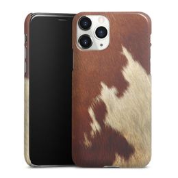 DeinDesign iPhone 11 Pro Handy Premium Case Smartphone Handyh&uuml;lle Schutzh&uuml;lle gl&auml;nzend Fur Cow Animal Look Premium Case