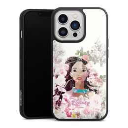 DeinDesign iPhone 13 Pro Handy Premium Silikon H&uuml;lle Handyh&uuml;lle schwarz Case Disney Pocahontas Official Licensed Product Silikon Premium Case
