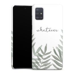 DeinDesign Galaxy A51 Handy Premium Case Smartphone Handyh&uuml;lle Schutzh&uuml;lle gl&auml;nzend Water Colour Jungle Palm Tree Premium Case