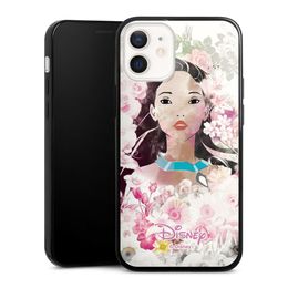 DeinDesign iPhone 12 mini Handy Slim Case extra d&uuml;nn Silikon Handyh&uuml;lle schwarz H&uuml;lle Disney Pocahontas Official Licensed Product Silikon Slim Case