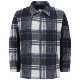 Herren Gro&szlig;e Gr&ouml;&szlig;en | s.Oliver Freizeitjacke aus Wollmischung Farbe blau Gr&ouml;&szlig;e: 5XL