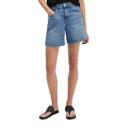 Marc O'Polo Shorts MARC O'POLO "aus weichem Organic Cotton-Lyocell-Stretch", Damen, Gr. 25, Normalgr&ouml;&szlig;en, light blau, Denim/Jeans, Obermaterial: 82% Baumwolle, 13% Lyocell, 4% Elastomultiester, 1% Elasthan, unifarben, regular fit kurz, Hosen Shorts