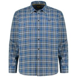 PME-Legend Herren Gro&szlig;e Gr&ouml;&szlig;en | PME LEGEND Kariertes Flanellhemd Farbe dunkelblau Gr&ouml;&szlig;e: 5XL