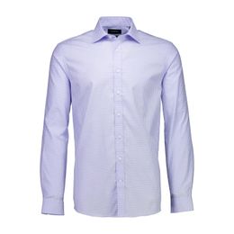 Businesshemd LINDBERGH "Business-Casual-Hemd (Langarm) Modern Fit", Herren, Gr. L, Normalgr&ouml;&szlig;en, lt blau, Obermaterial: 100% Baumwolle, Hemden