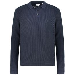 Jack & Jones Herren Gro&szlig;e Gr&ouml;&szlig;en | Jack&Jones Strickpullover mit Polokragen Farbe marine Gr&ouml;&szlig;e: 4XL