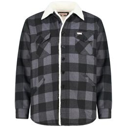 Herren Gro&szlig;e Gr&ouml;&szlig;en | Kamro Gef&uuml;tterte Jacke im Holzf&auml;ller-Stil Farbe anthrazit Gr&ouml;&szlig;e: 6XL
