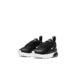 Sneaker Nike Sportswear "AIR MAX 270 (TD)", M&auml;dchen, Gr. 27, schwarz, wei&szlig;, anthrazit, Synthetik, Textil, Schuhe Sneaker, Design auf den Spuren des Air Max 180 und Air Max 93, f&uuml;r Kinder