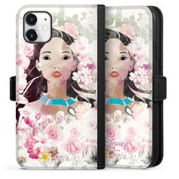 DeinDesign iPhone 11 Handy Klapph&uuml;lle Handyh&uuml;lle aus Kunst Leder schwarz Flip Case Disney Pocahontas Official Licensed Product Sideflip mit Lasche