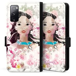 DeinDesign Galaxy S20 Handy Klapph&uuml;lle Handyh&uuml;lle aus Kunst Leder schwarz Flip Case Disney Pocahontas Official Licensed Product Sideflip mit Lasche