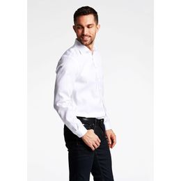 Businesshemd LINDBERGH "Technisches Hemd (Langarm) Modern Fit", Herren, Gr. XL, Normalgr&ouml;&szlig;en, wei&szlig;, Obermaterial: 100% Baumwolle, Hemden