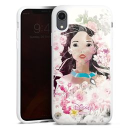 DeinDesign iPhone Xr Handy Silikon H&uuml;lle Case wei&szlig; Handyh&uuml;lle Disney Pocahontas Official Licensed Product Silikon Case
