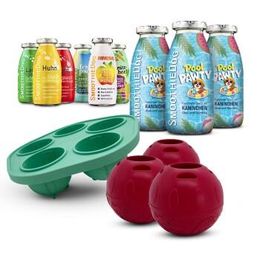 SmoothieDog Summer-Edition 3x 250 ml + Mix-Paket 6x 250 ml + Schleckball 3 St&uuml;ck