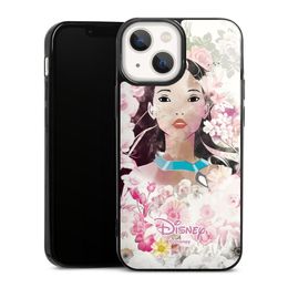 DeinDesign iPhone 13 Mini Handy Slim Case extra d&uuml;nn Silikon Handyh&uuml;lle schwarz H&uuml;lle Disney Pocahontas Official Licensed Product Silikon Slim Case