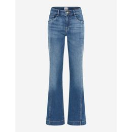 Brax Damen Five-Pocket-Hose Style MAINE USED REGULAR BLUE, denim blau regular, Gr. 32