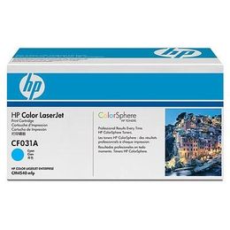HP Color Laserjet Toner CF031A cyan - reduziert