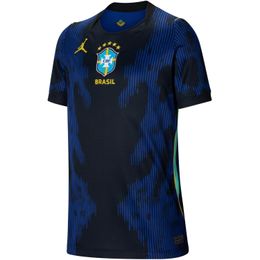 Nike WM 2026 Brasilien Ausw&auml;rts Teamtrikot Kinder - Gr&ouml;&szlig;e 122/128 - blau